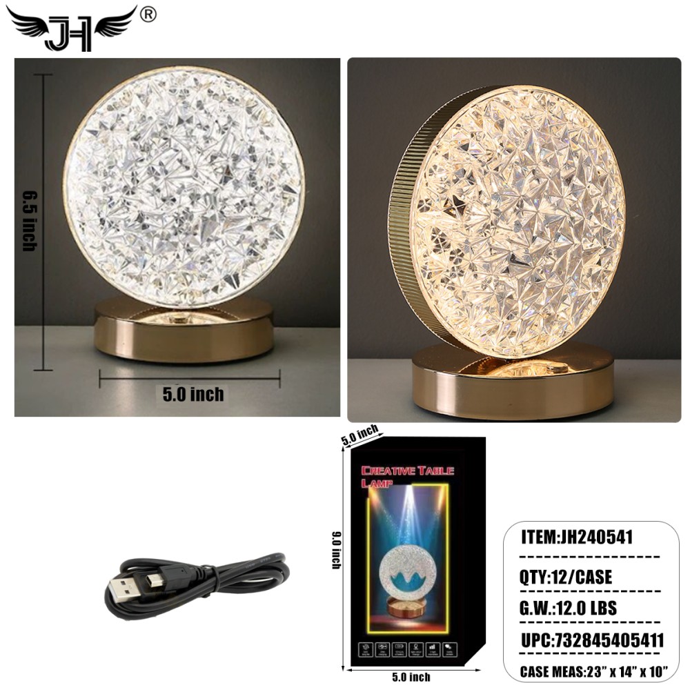 ROUND TOUCH LAMP 12PC/CS
